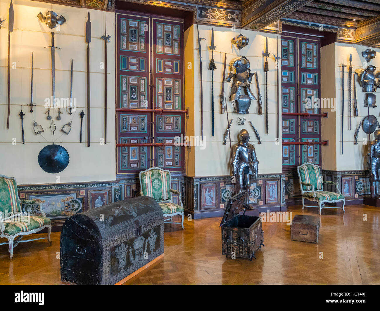Cheverny castle interior hi-res stock photography and images - Alamy
