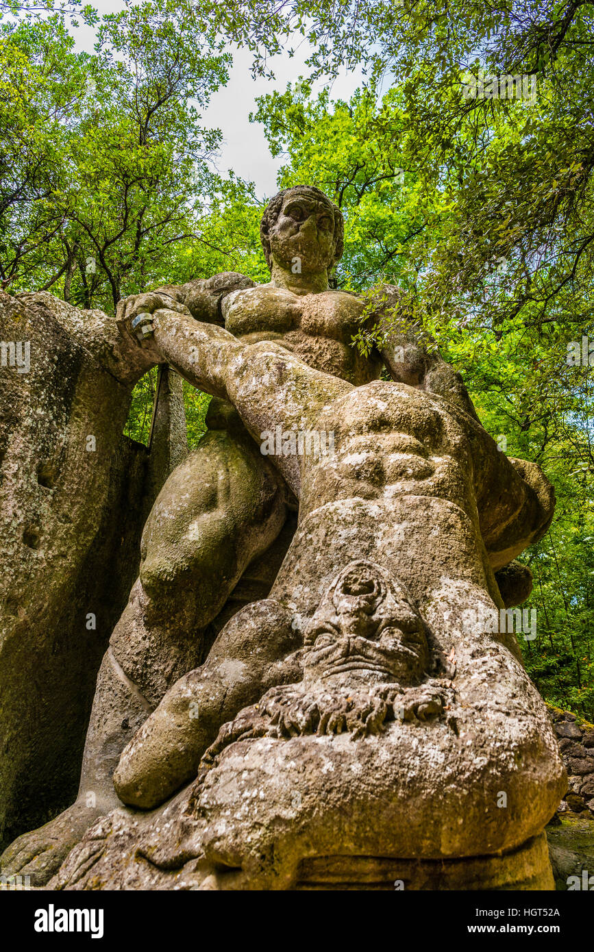 Statue fighting hercules hi-res stock photography and images - Alamy