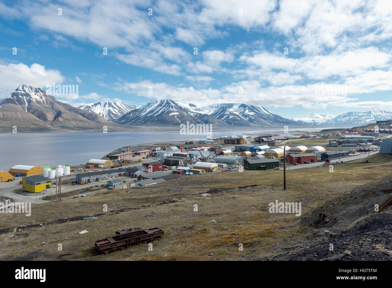 Norway svalbard spitzbergen longyearbyen hi-res stock photography and ...