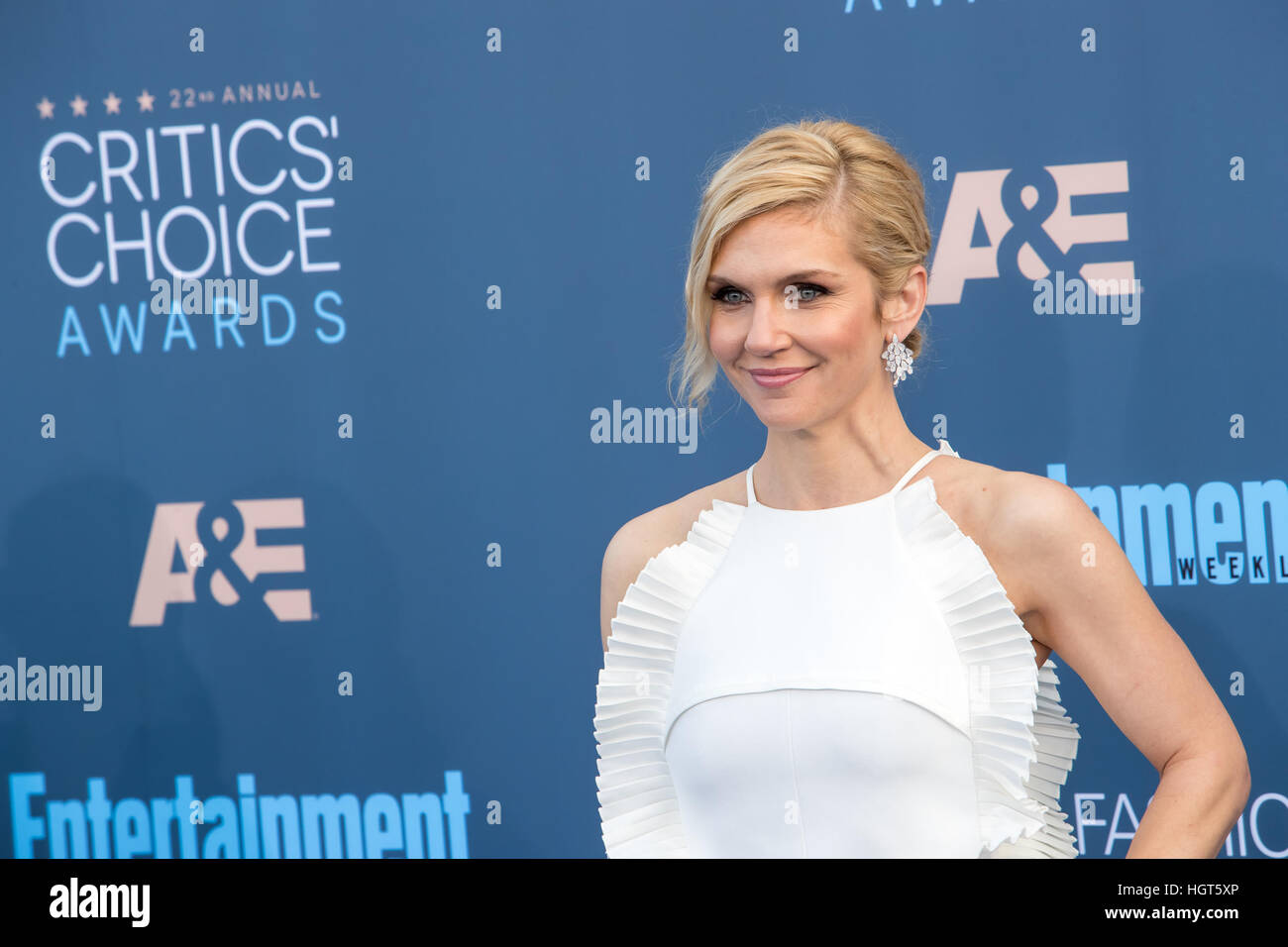 Rhea Seehorn attending the 22nd Annual Critics' Choice Awards at Barker ...