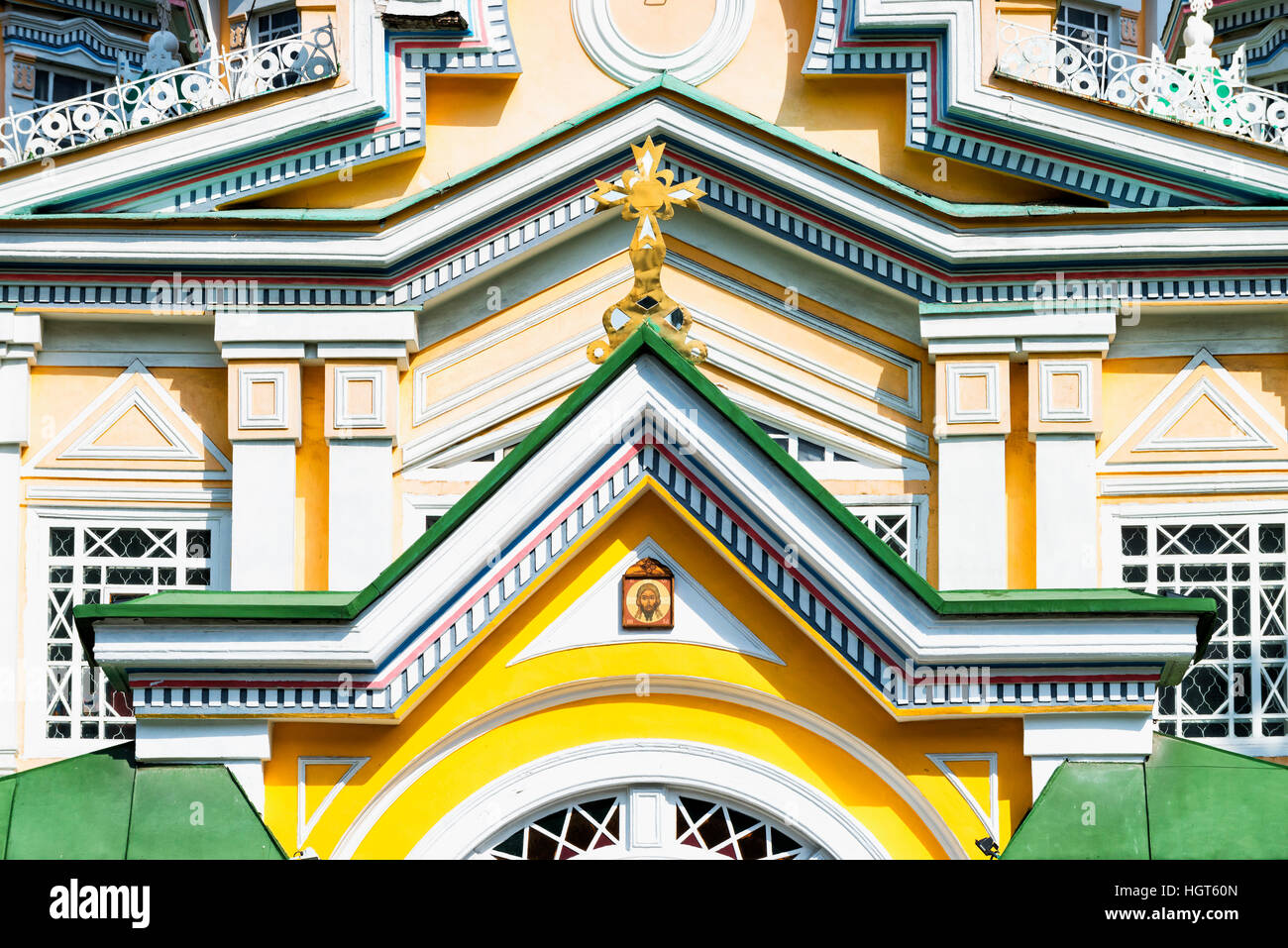 Ascension Cathedral also known as Zenkov Cathedral, Detail of the ...