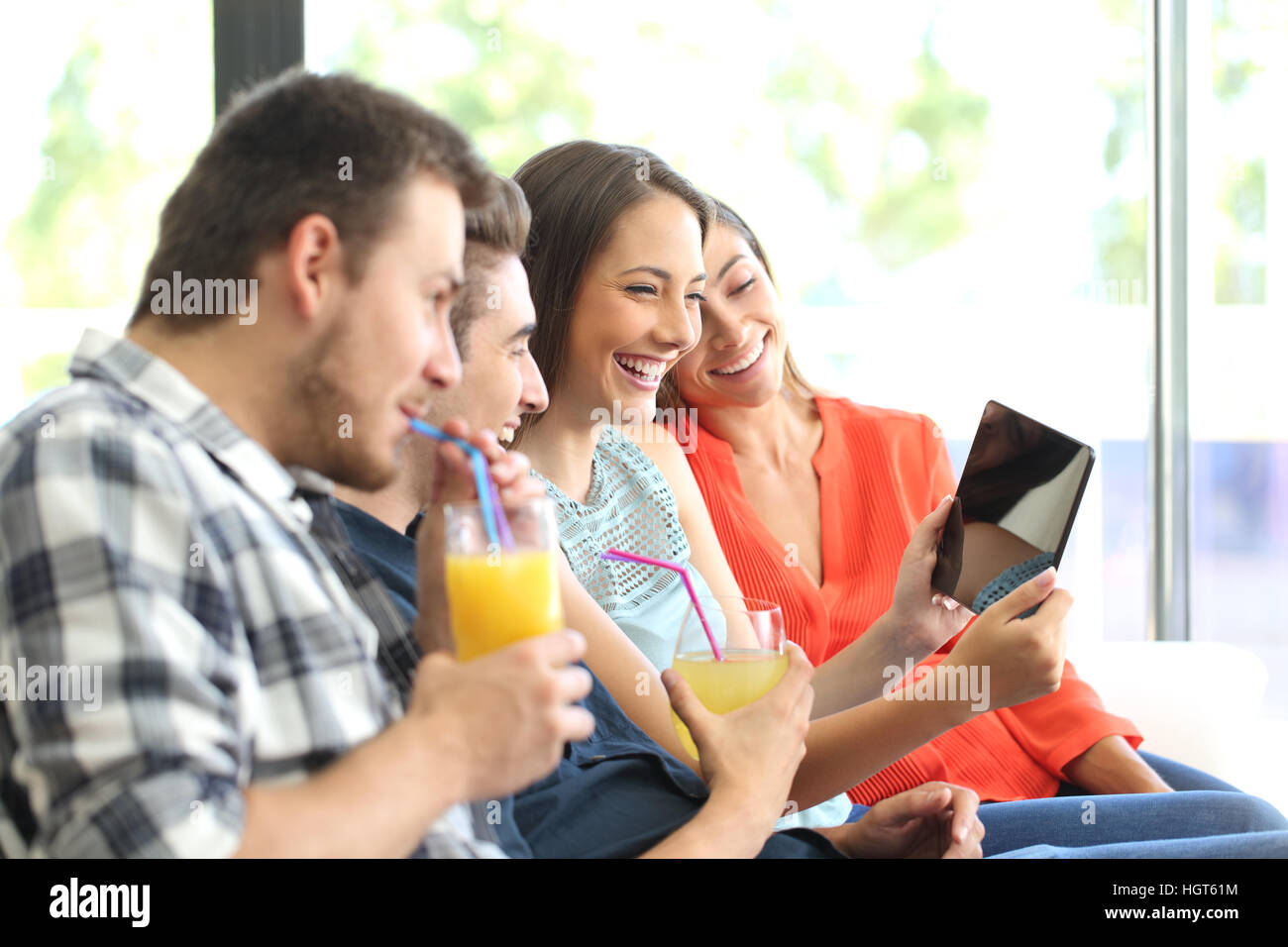 Group Watching Tv Screen High Resolution Stock Photography and Images ...