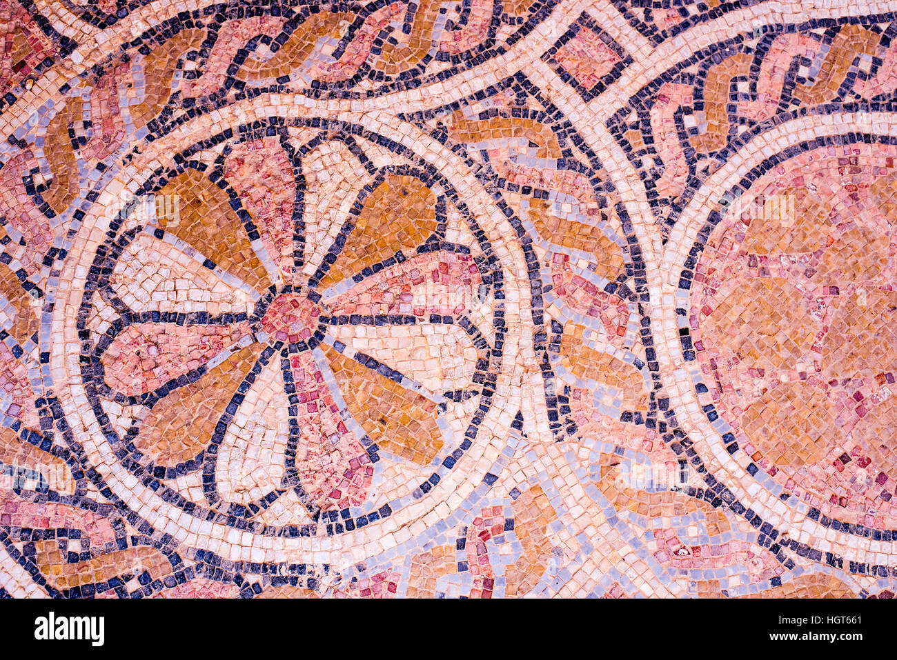 Oriental mosaic floor texture for design or as background Stock Photo ...