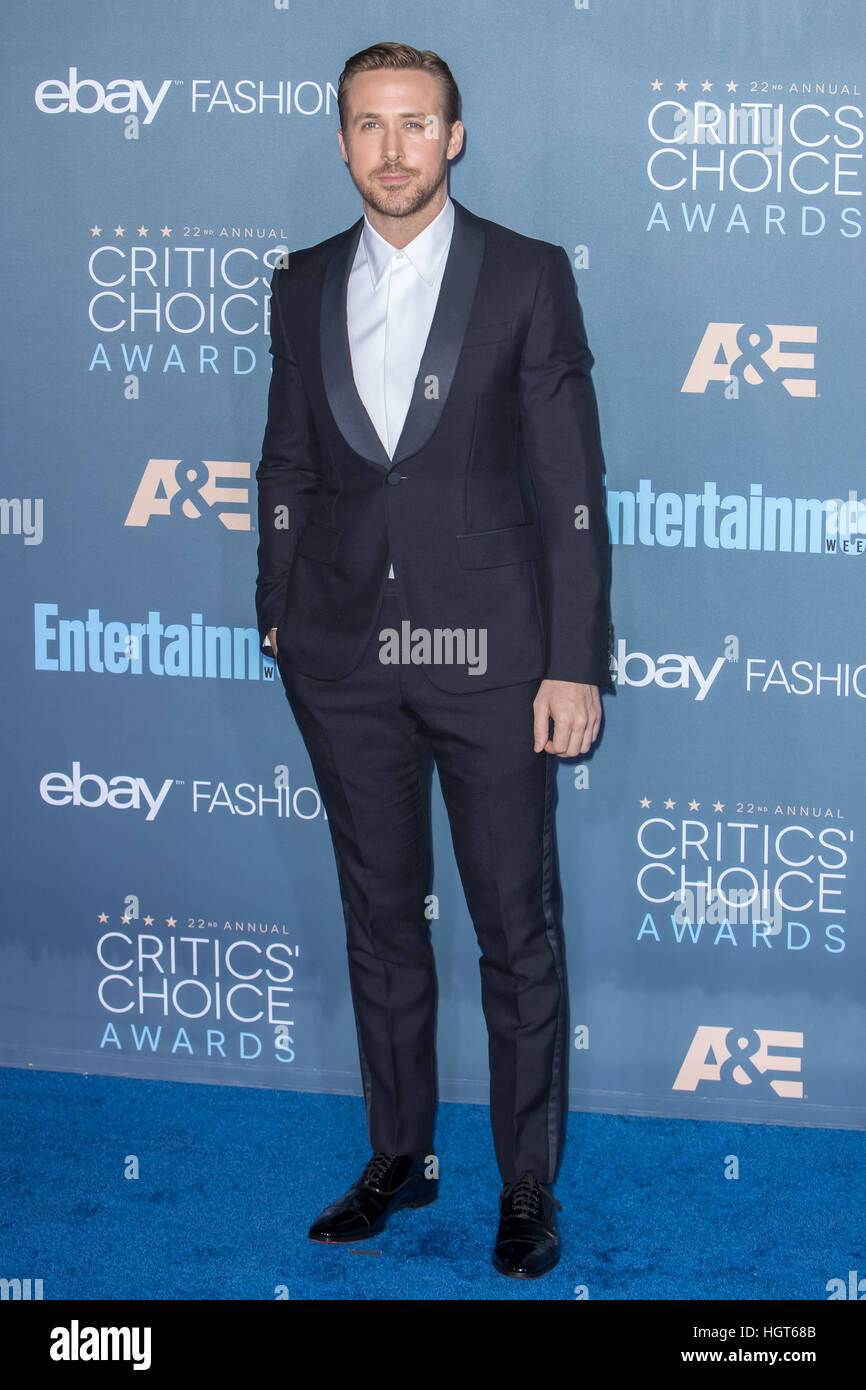 Ryan Gosling attending the 22nd Annual Critics' Choice Awards at Barker ...