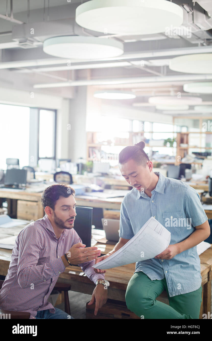 Architects talking in the office Stock Photo - Alamy