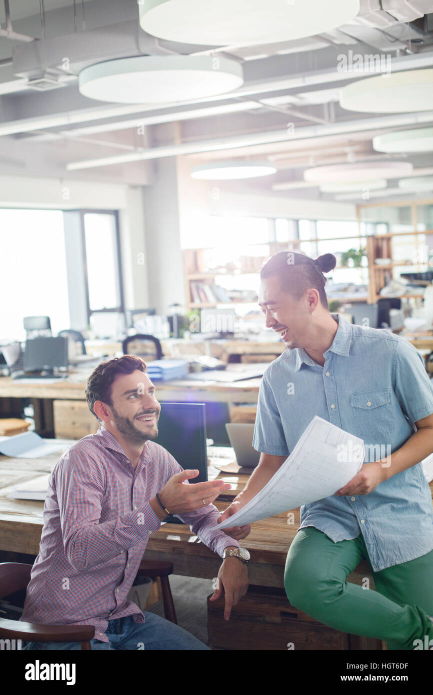 Architects talking in the office Stock Photo - Alamy