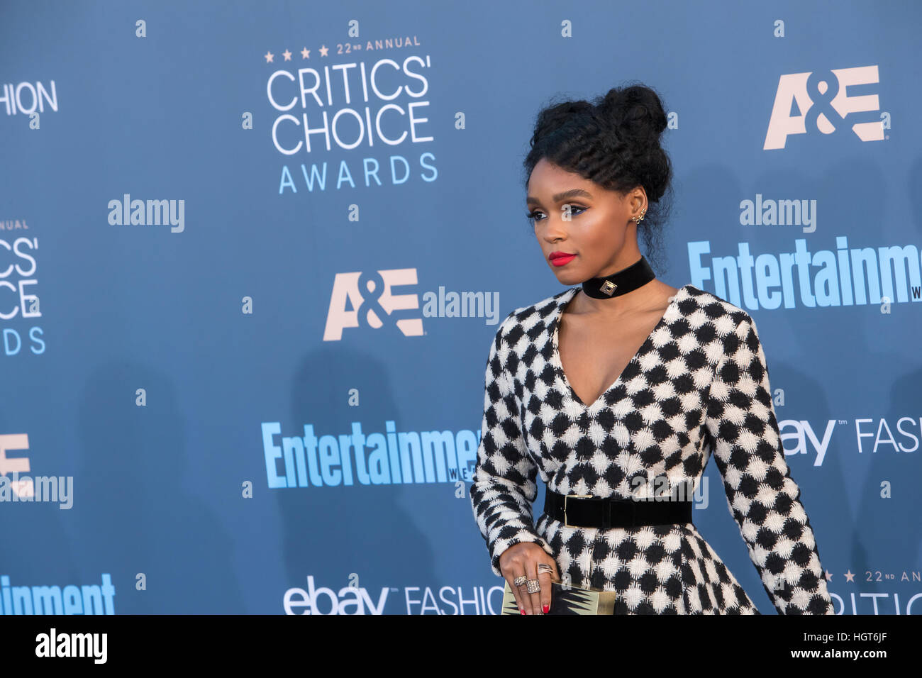 Janelle Monáe attending the 22nd Annual Critics' Choice Awards at ...