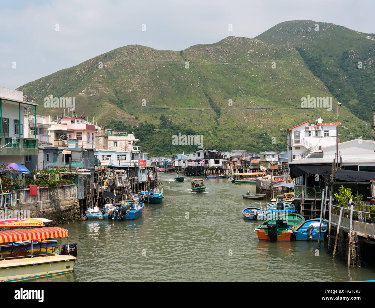 Tai O Fishing Village of Lantau Island in Hong Kong, China Stock Photo ...