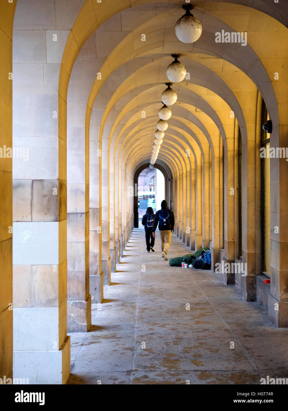 Library walk manchester hi-res stock photography and images - Alamy