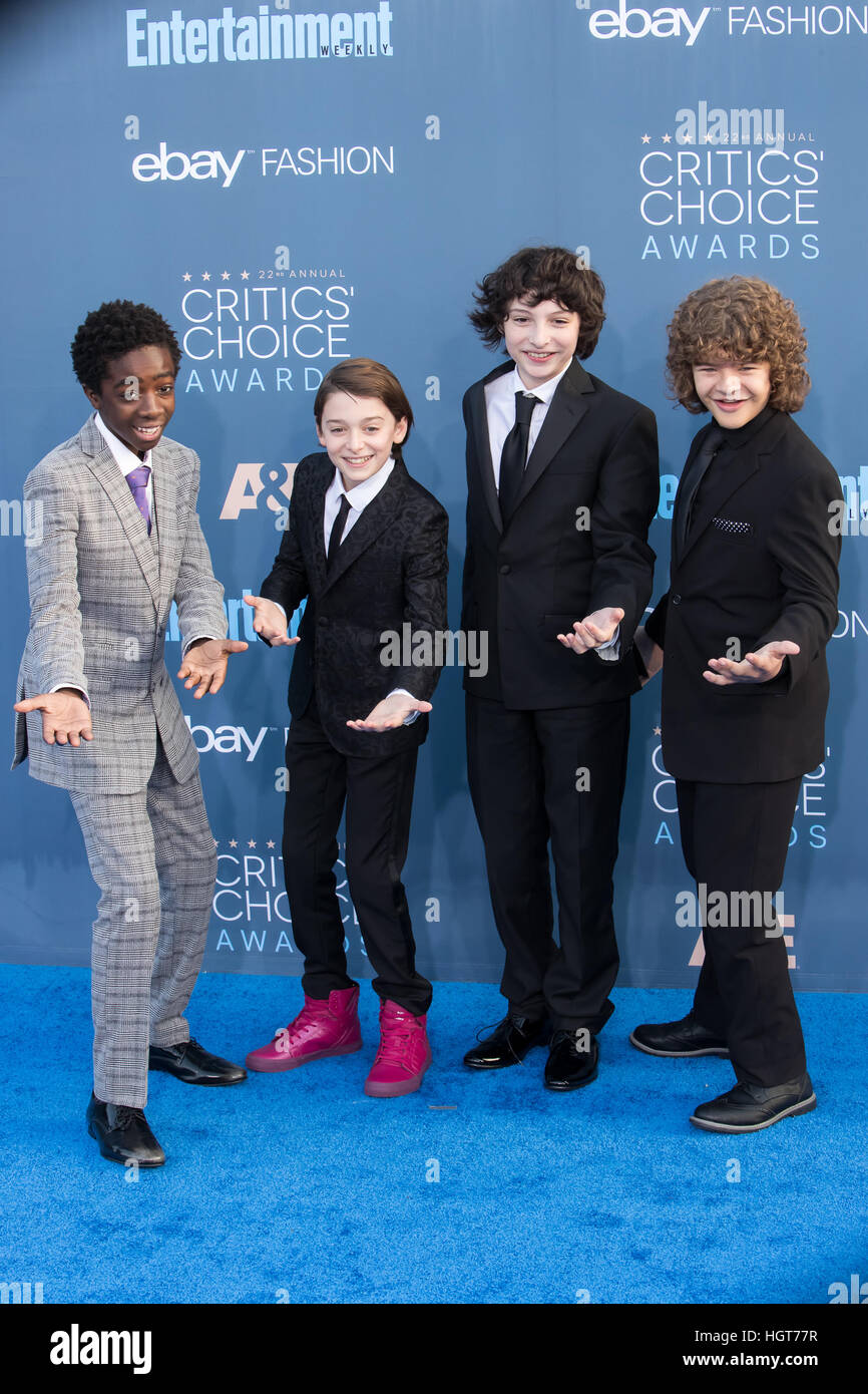 The 22nd Annual Critics' Choice Awards Featuring: Caleb McLaughlin, Noah Schnapp, Finn Wolfhard ...