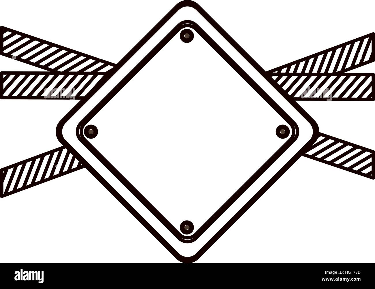 Road sign icon. Under construction work repair and progress theme ...