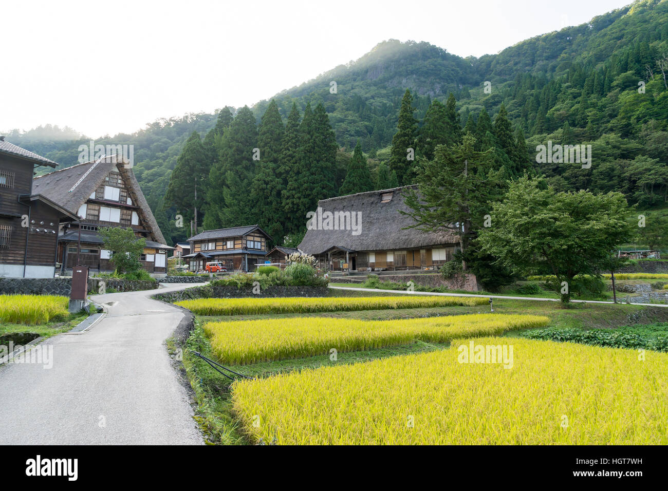 Gassho Zukuri (Gassho-style) House in Shirakawa-go area of Gifu, Japan ...
