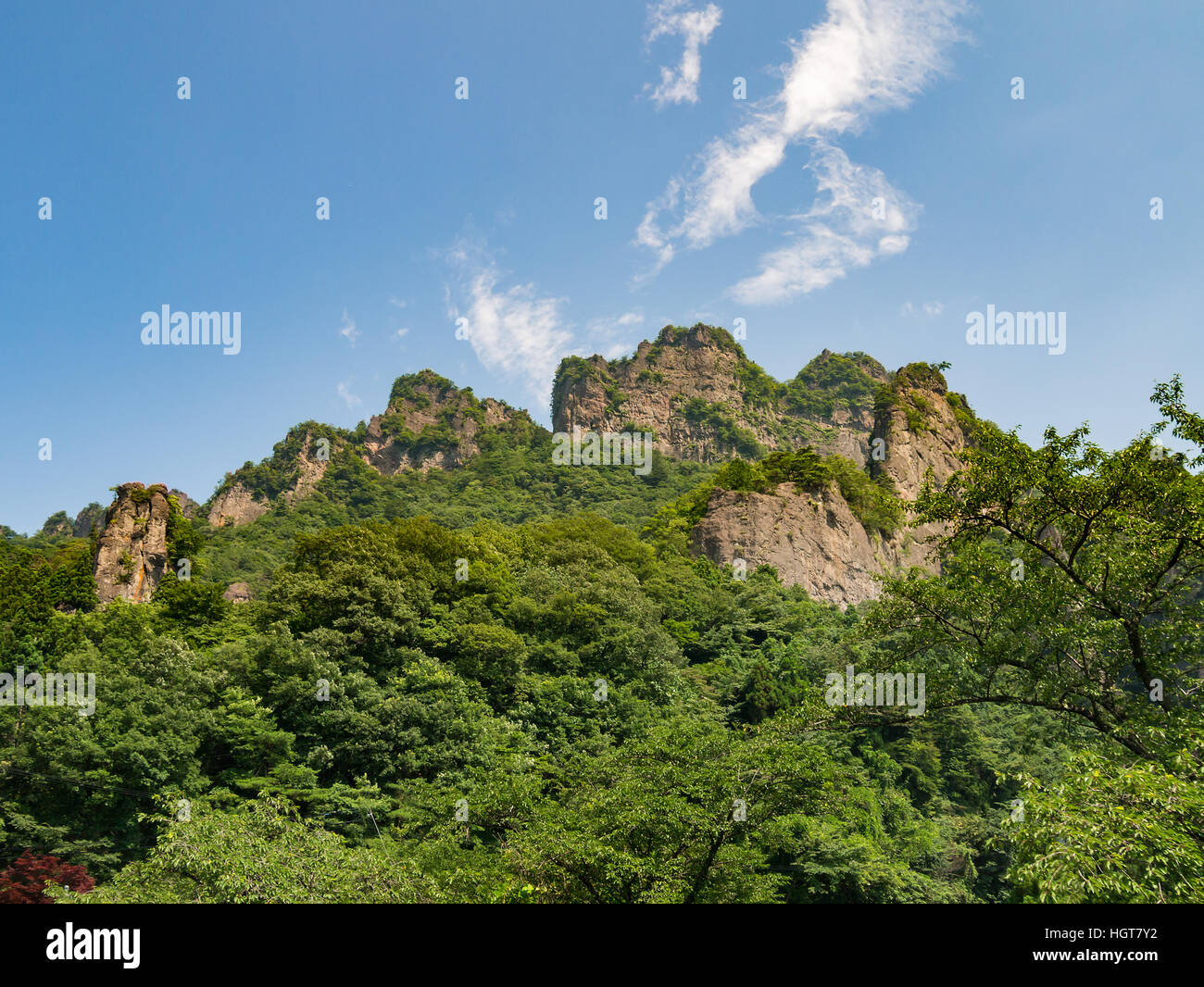 Mount Myogi in Gunma, Japan Stock Photo - Alamy