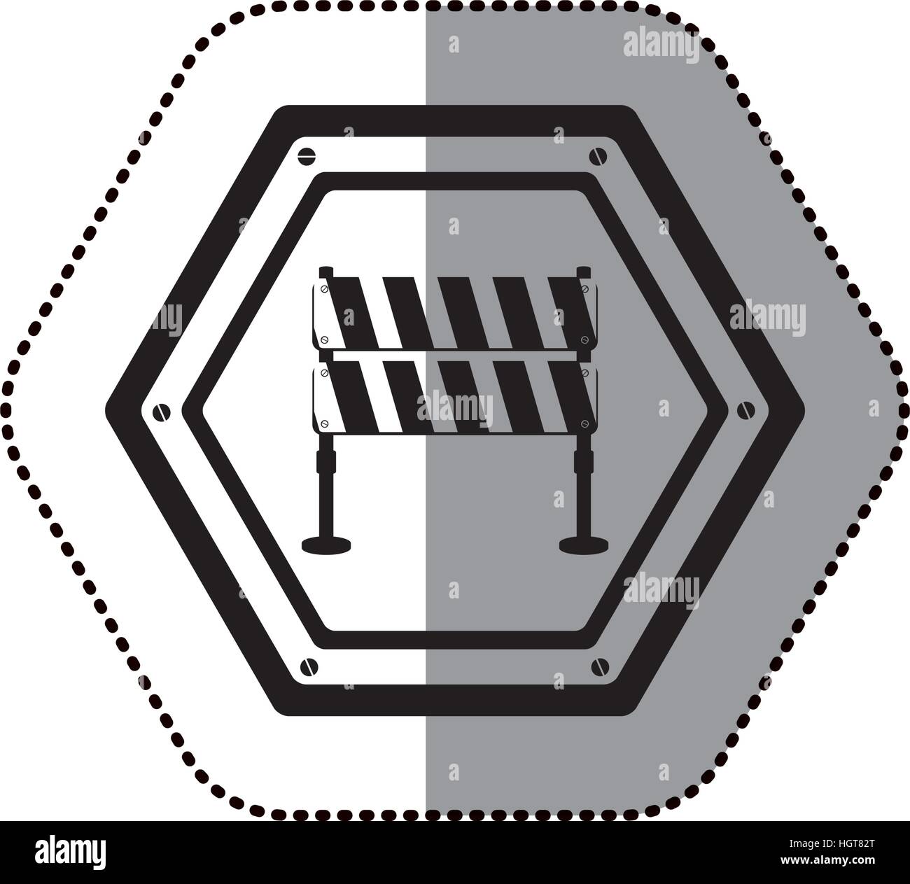 Road sign icon. Under construction work repair and progress theme ...