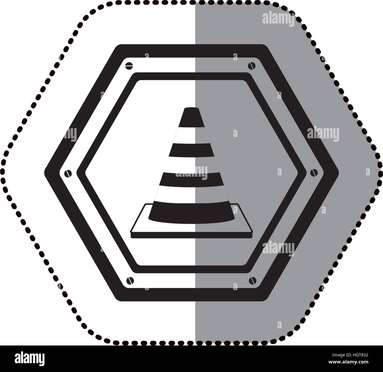 Cone shape building Stock Vector Images - Alamy