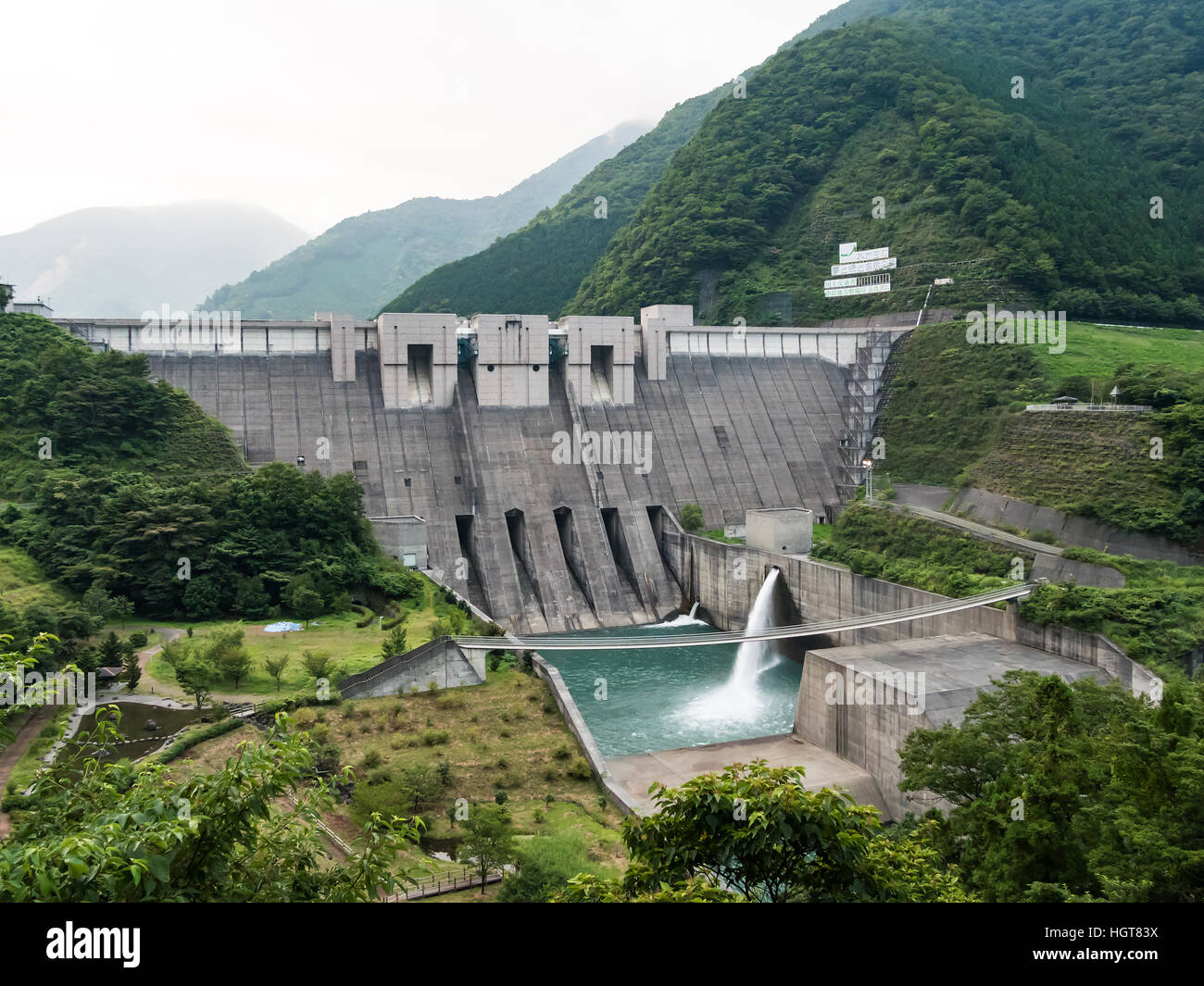 Landscape of Nagashima Dam in Shizuoka, Japan Stock Photo - Alamy