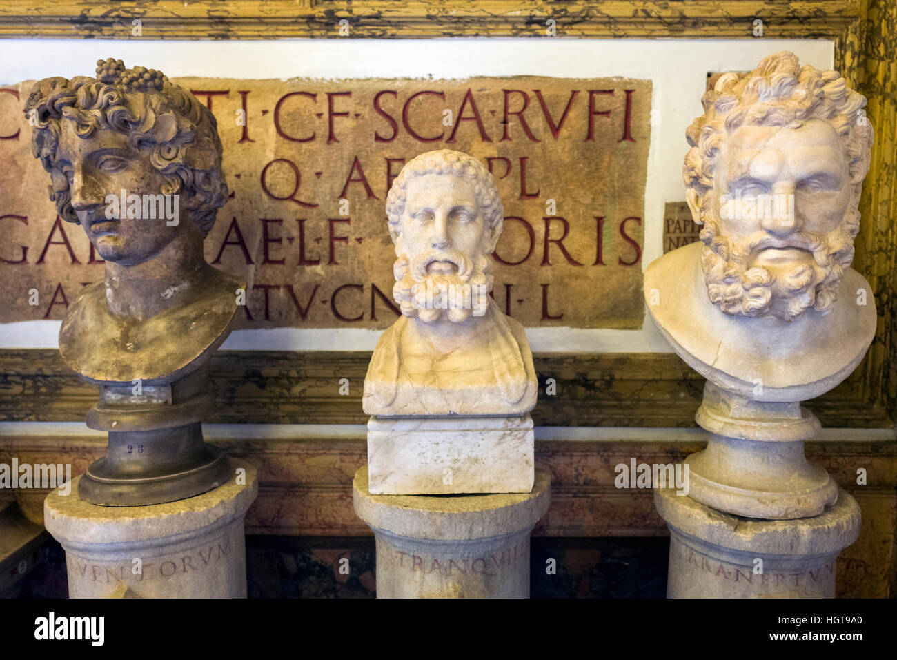 roman art in the emperor hall exhibited at the Capitoline Museum in ...