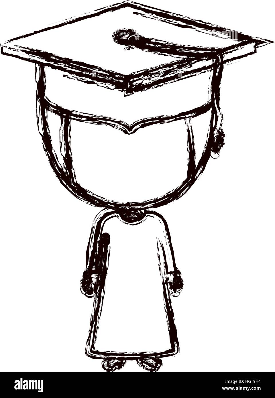 Isolated boy with graduation cap design Stock Vector Image & Art - Alamy