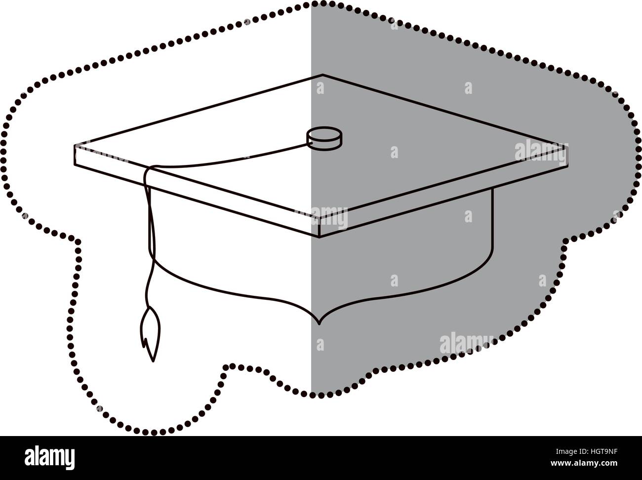 Isolated graduation cap design Stock Vector Image & Art - Alamy