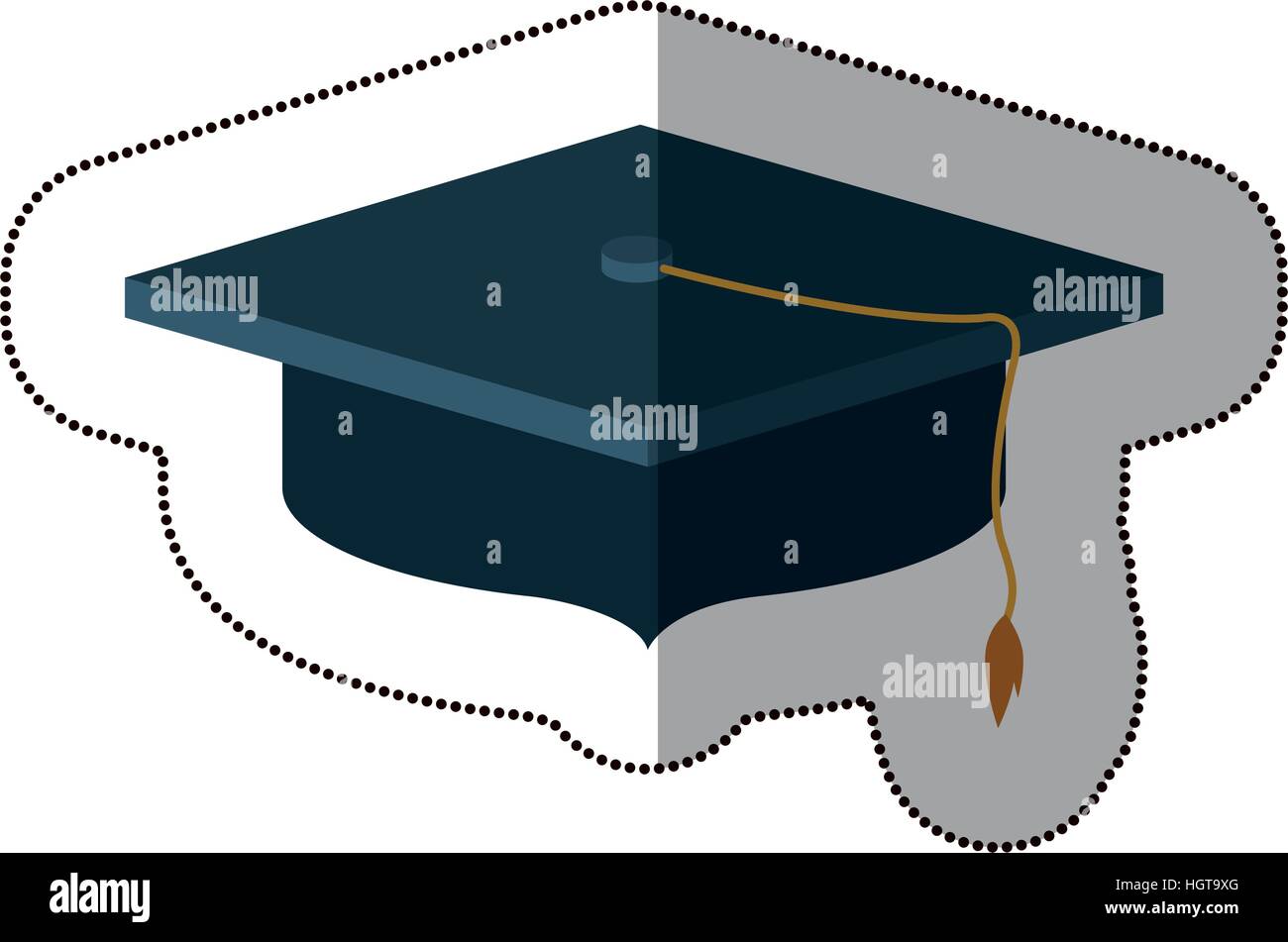 Isolated graduation cap design Stock Vector Image & Art - Alamy