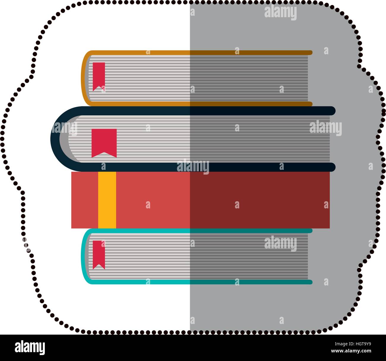 Isolated books design Stock Vector Image & Art - Alamy