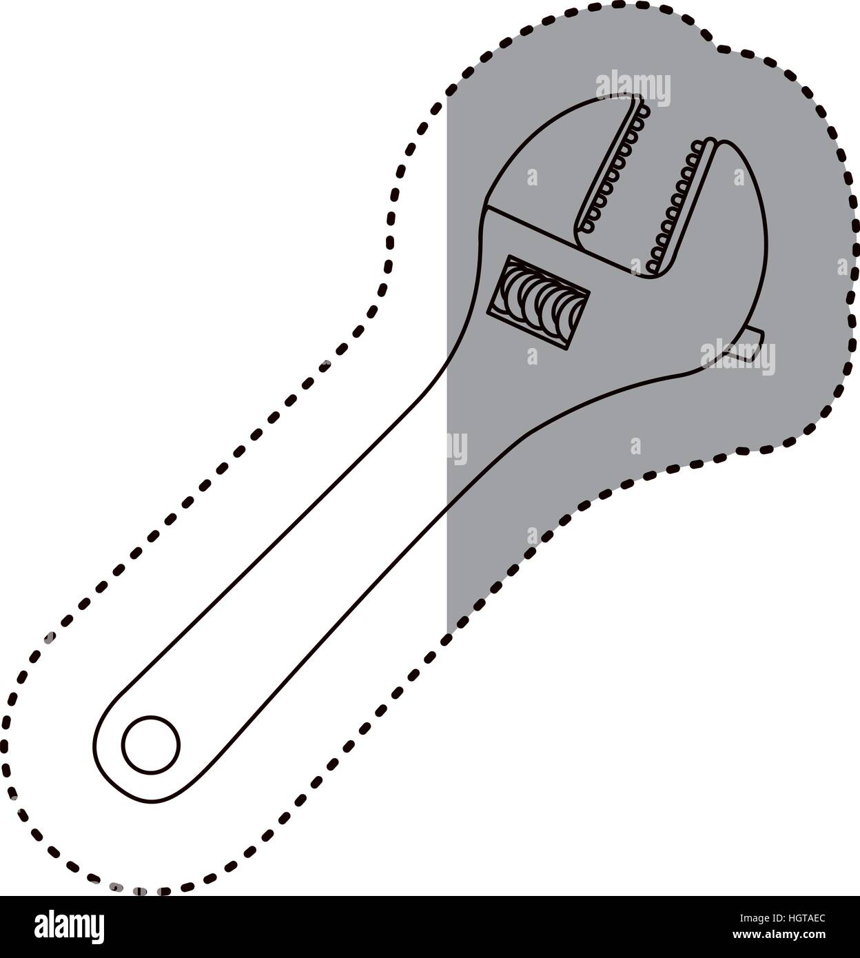 Wrench tool of under construction design Stock Vector Image & Art - Alamy