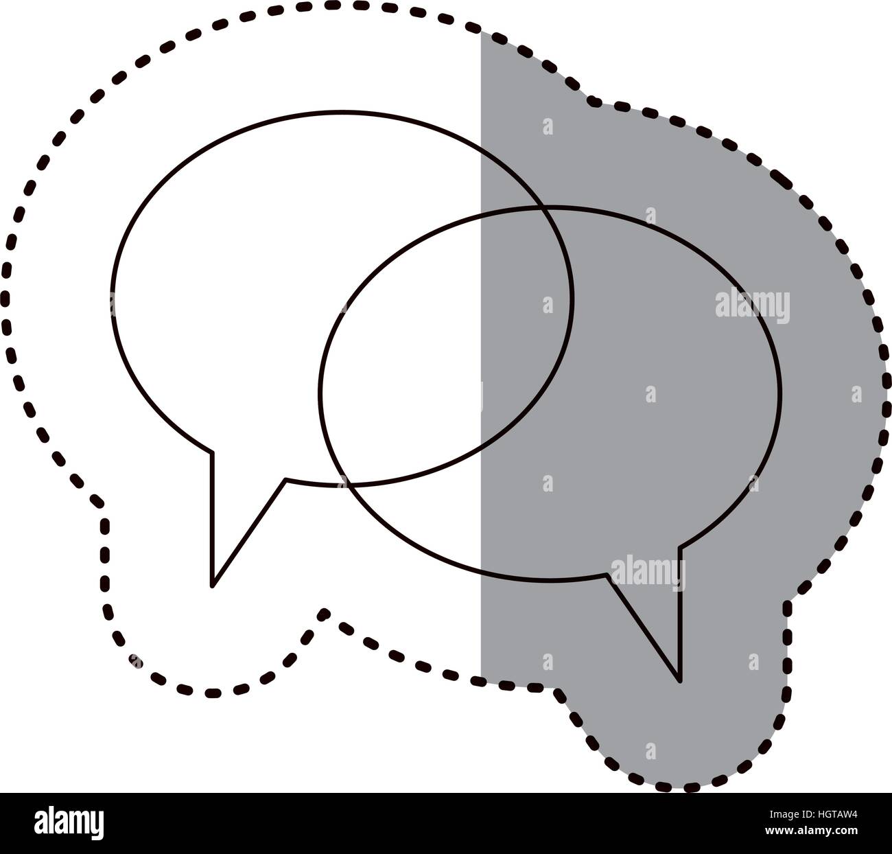 Isolated communication bubble design Stock Vector Image & Art - Alamy