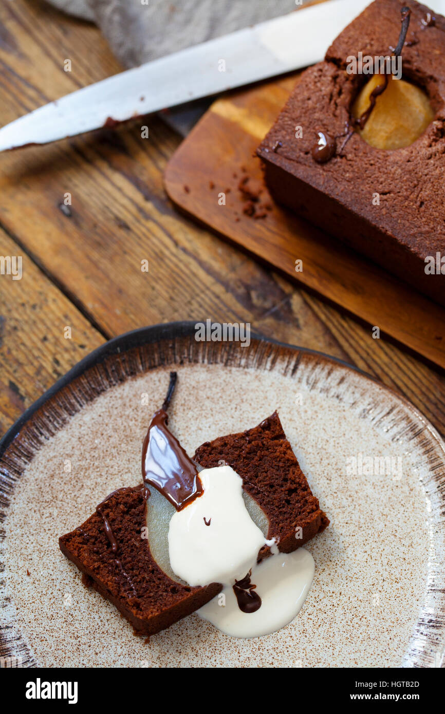 Sponge pudding overhead hi-res stock photography and images - Alamy