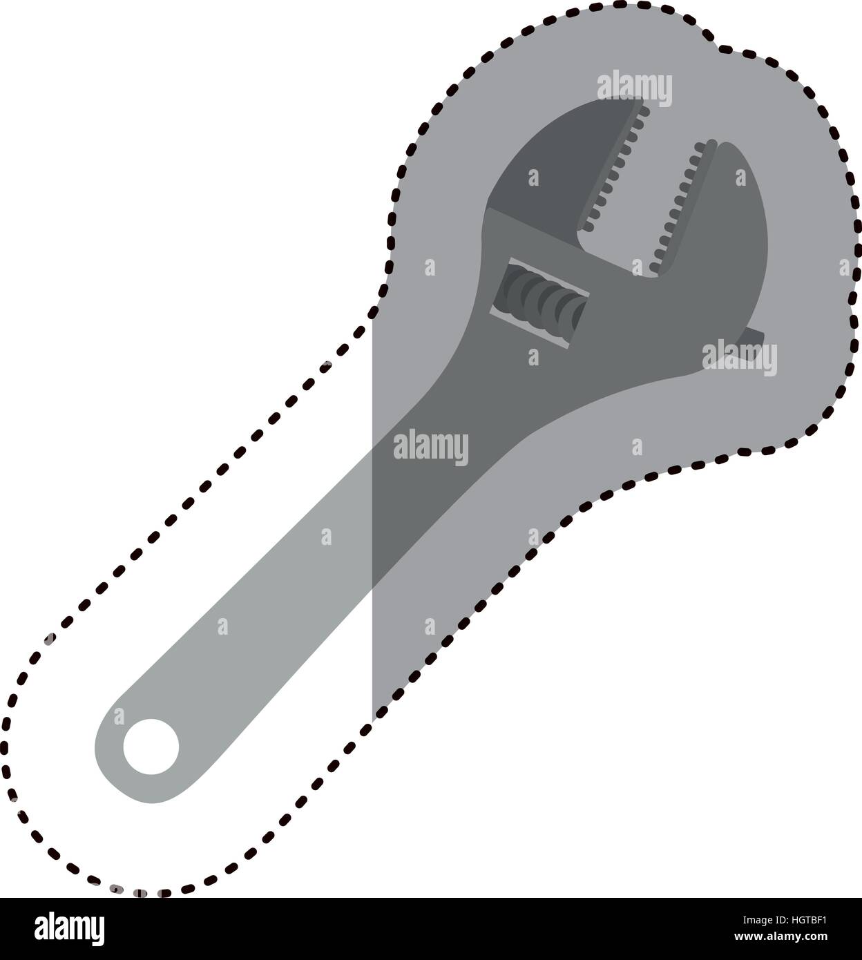 Isoalted wrench tool design Stock Vector Image & Art - Alamy