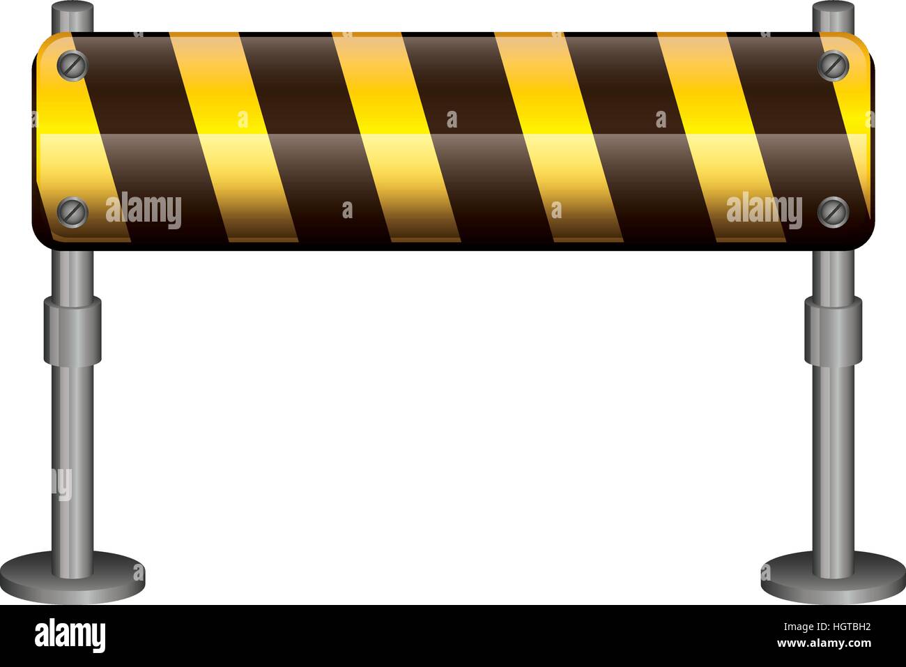 Isolated barrier road sign design Stock Vector Image & Art - Alamy