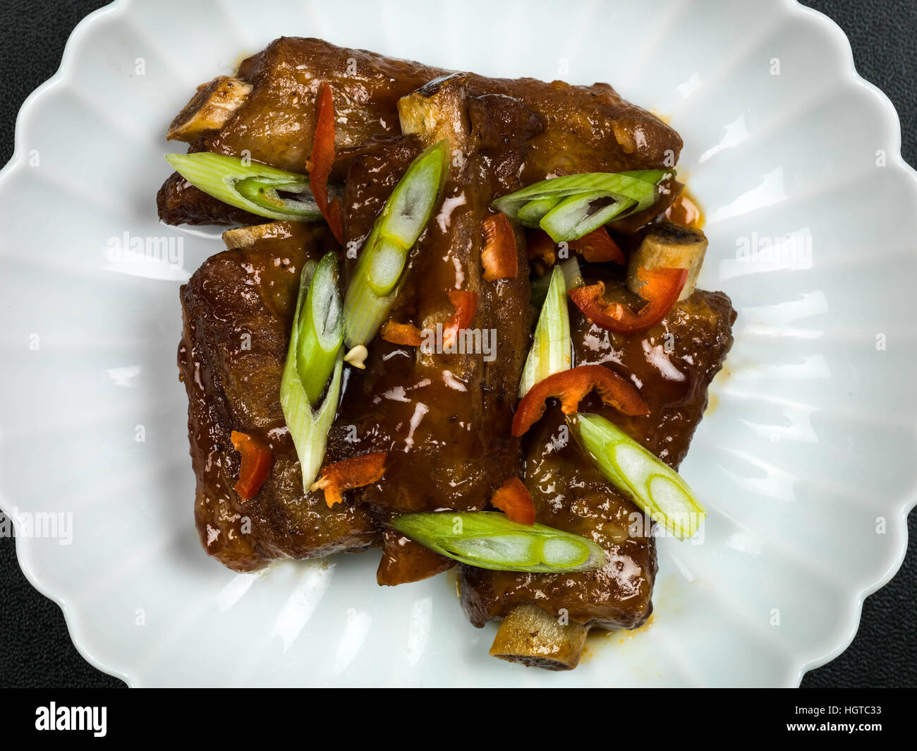 Chinese Style Pork Spare ribs Stock Photo - Alamy