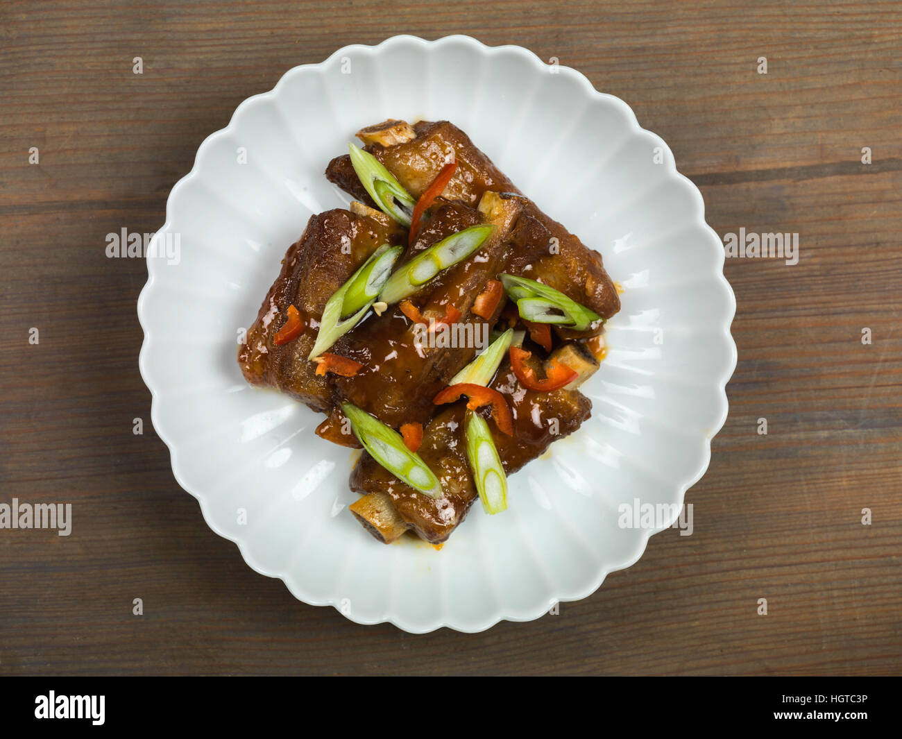 Chinese Style Pork Spare ribs Stock Photo - Alamy