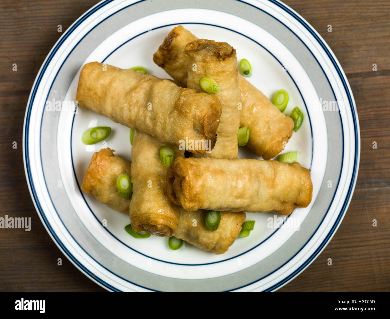 Chinese Style Vegetable Spring Rolls Finger or Buffet Food Stock Photo ...