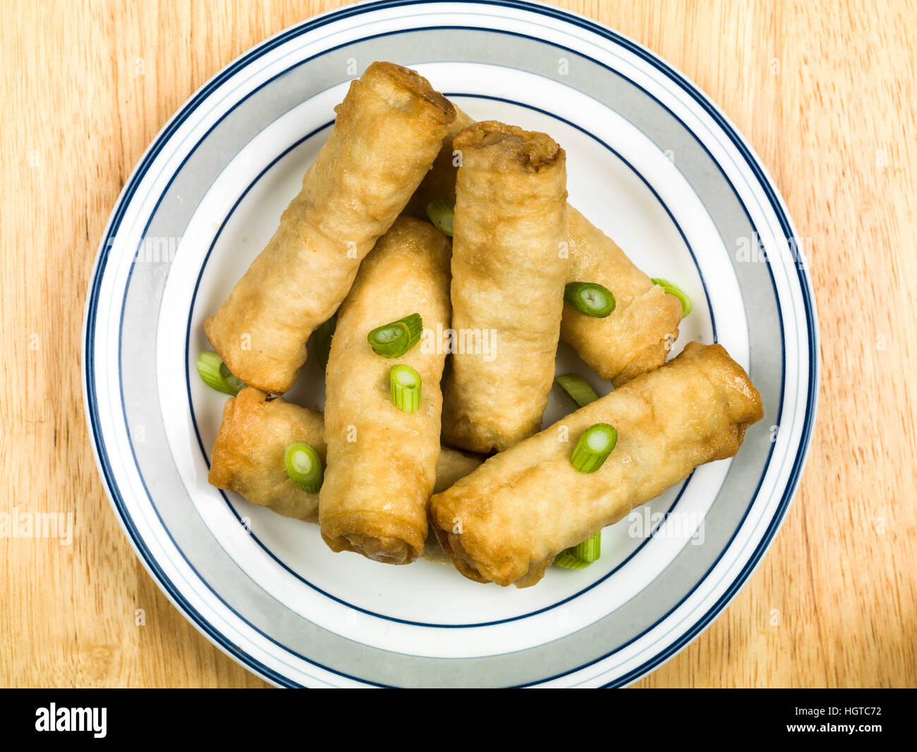 Chinese Style Vegetable Spring Rolls Finger or Buffet Food Stock Photo ...