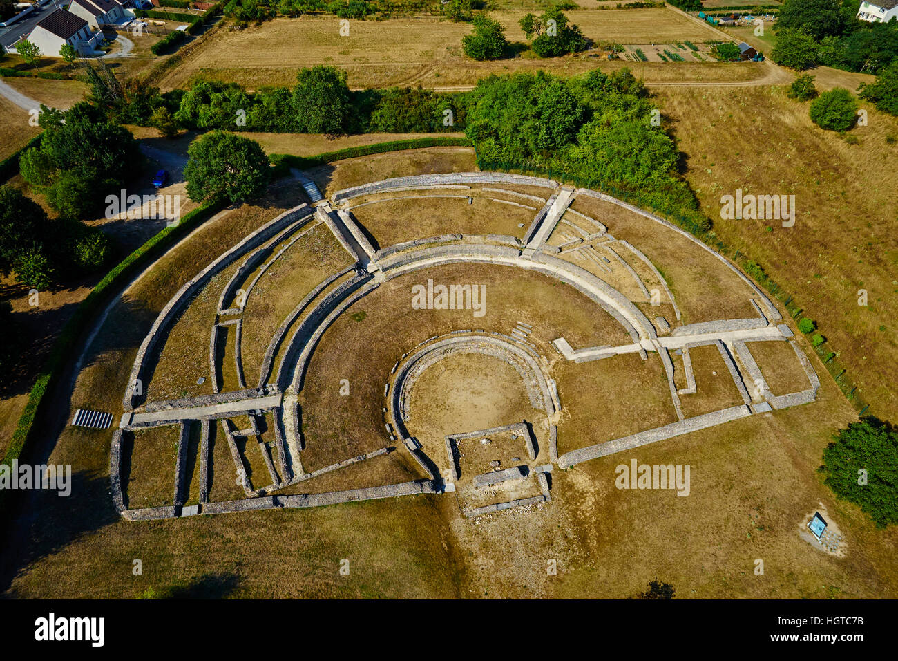 France, Indre, Argenton-sur Creuse, Saint-Marcel, Argentomagus, Roman ...