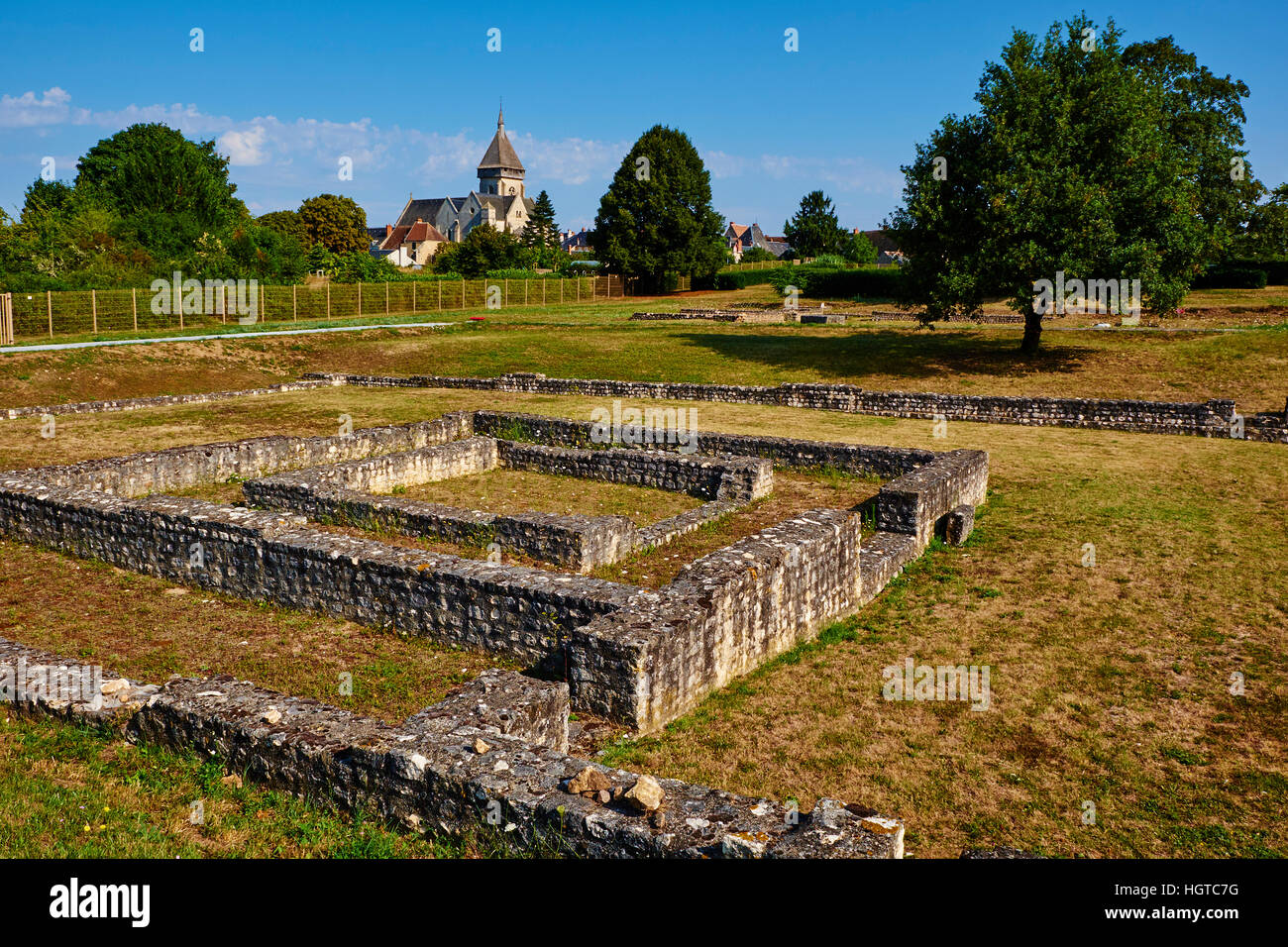 France, Indre, Argenton-sur Creuse, Saint-Marcel, Argentomagus, Roman ...