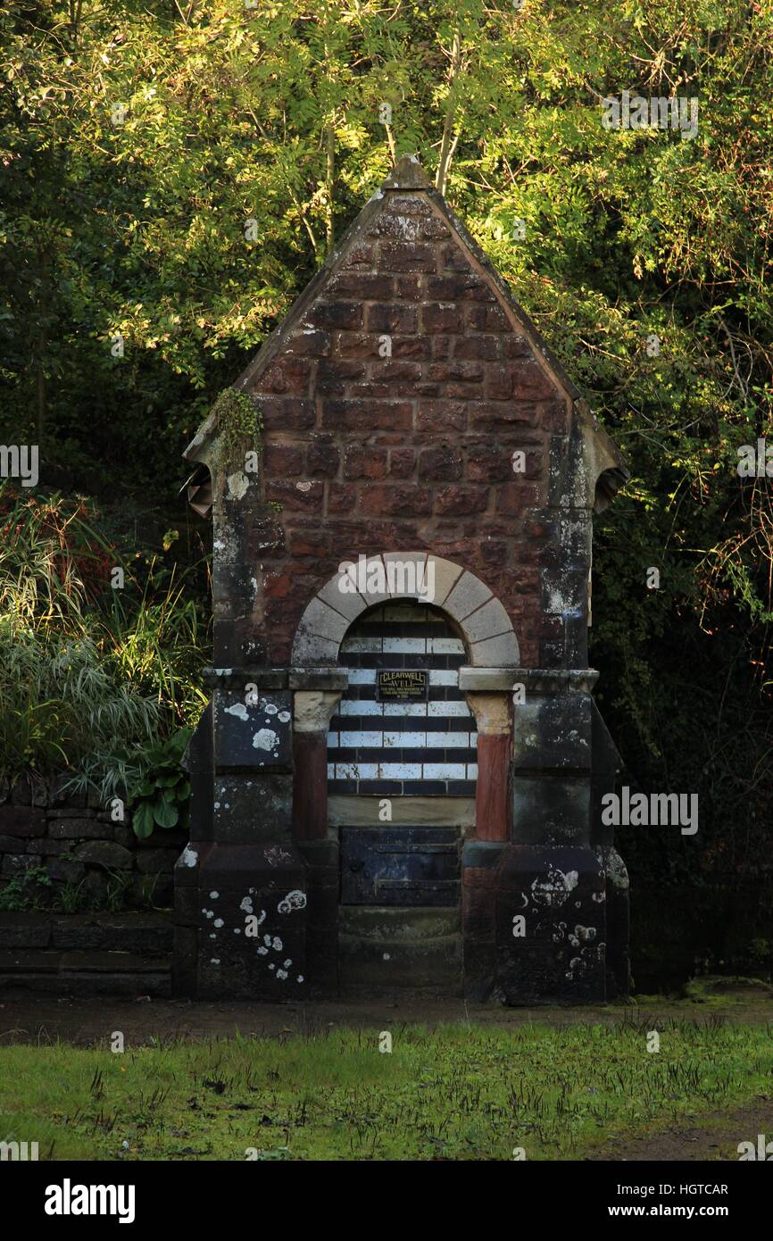 The well at Clearwell , Gloucestershire Stock Photo - Alamy