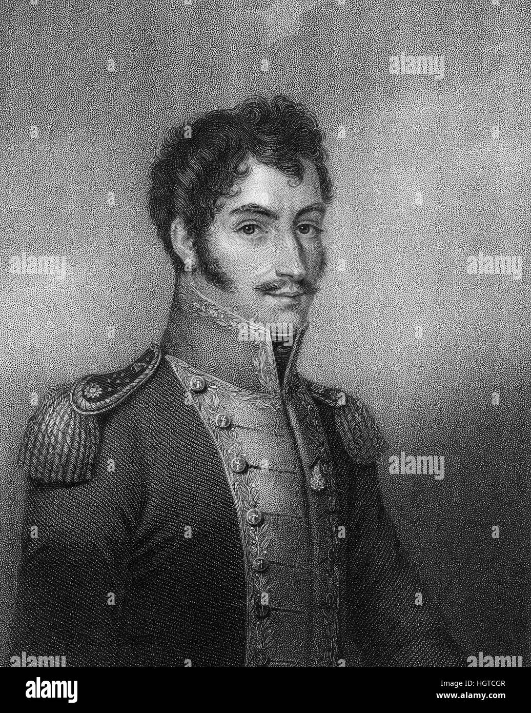 Simón Bolívar or Simón José Antonio de la Santísima Trinidad Bolívar y ...