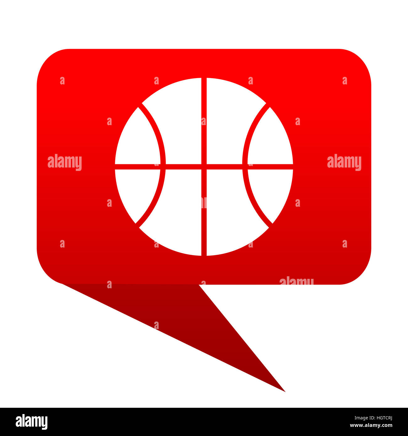 ball bubble red icon Stock Photo - Alamy