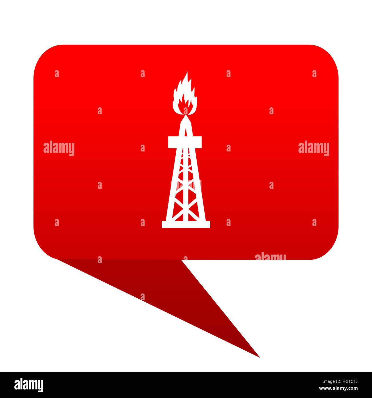 gas bubble red icon Stock Photo - Alamy