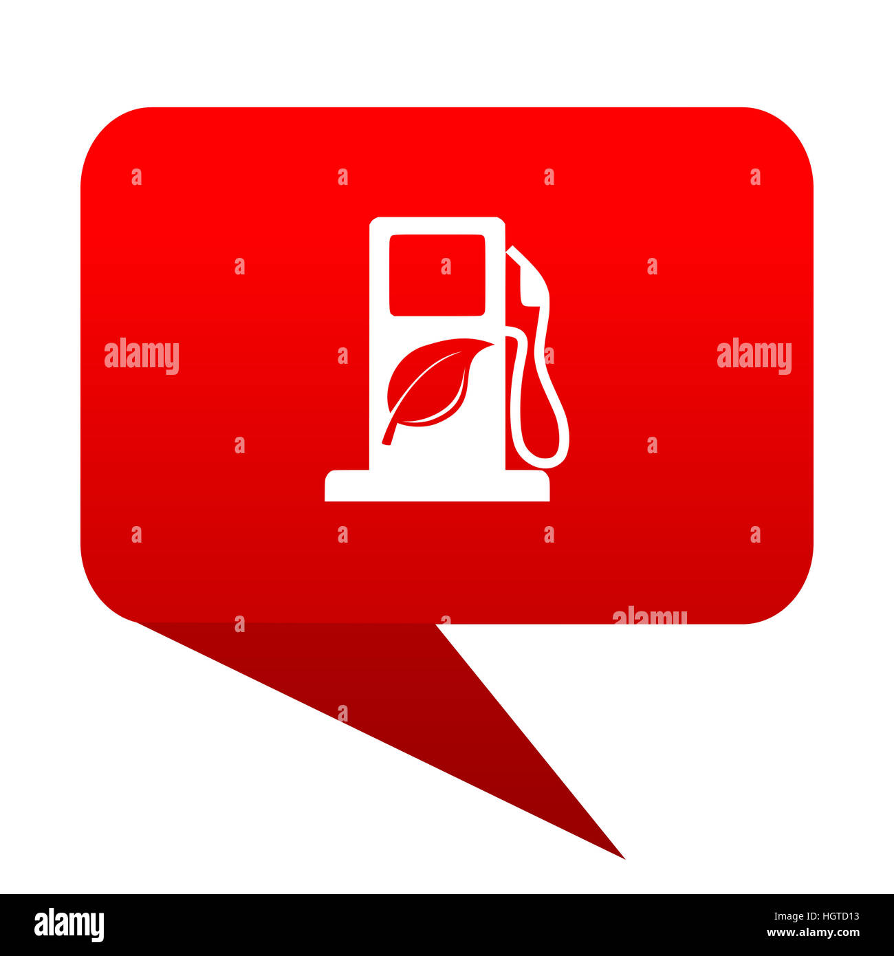 biofuel bubble red icon Stock Photo - Alamy