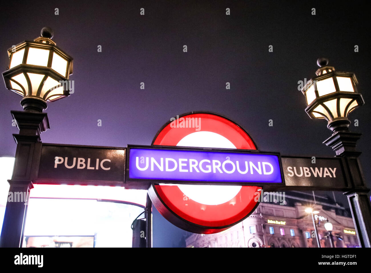 London Underground Sign Stock Photo - Alamy
