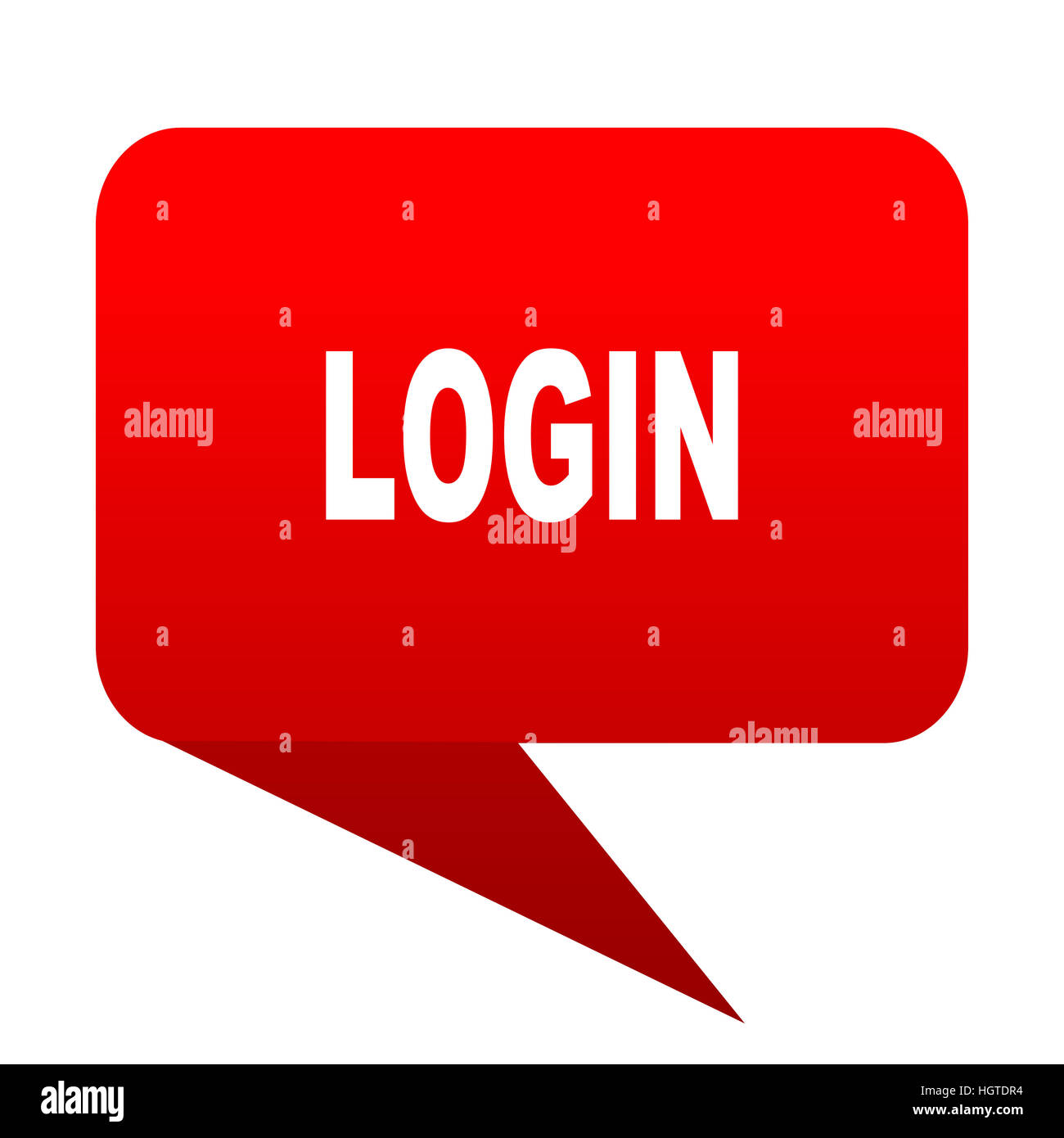 Red Login Button