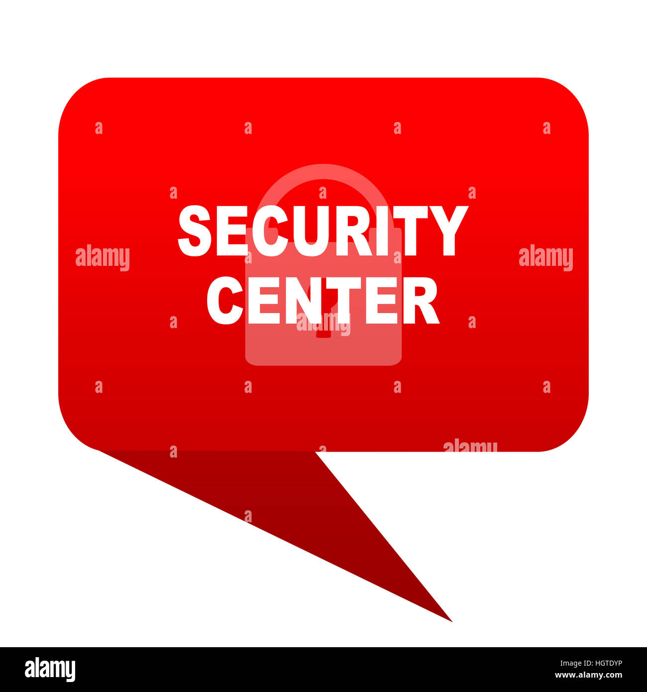Chat bubble security Cut Out Stock Images & Pictures - Alamy