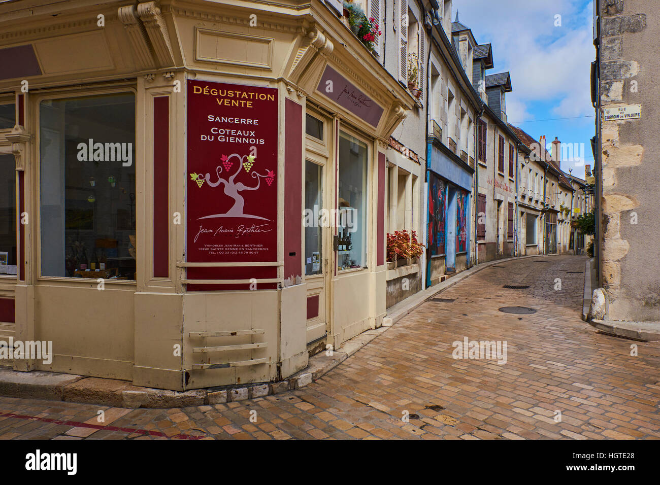 France, Cher 18, Sancerre village Stock Photo - Alamy