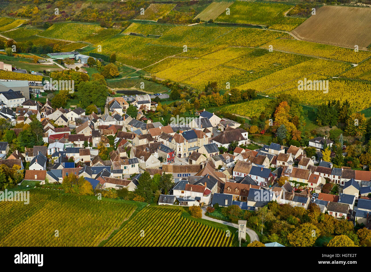 View village in chavignol france hi-res stock photography and images ...