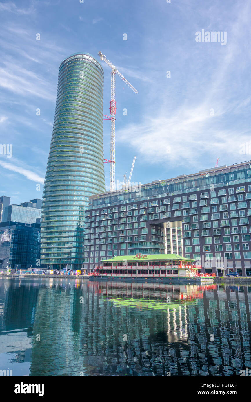 A newly built tower block called Baltimore tower overlooks a ...