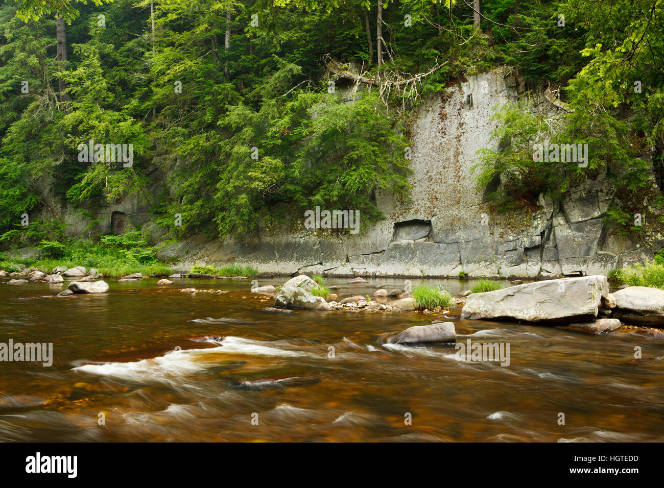 The Westfield River in Chesterfield Gorge in Chesterfield ...