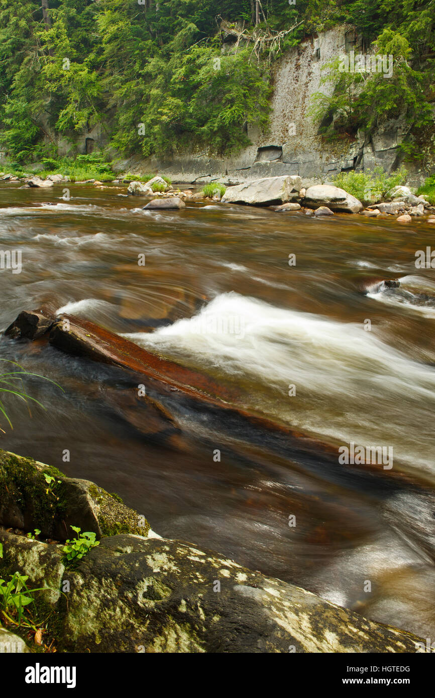 The Westfield River in Chesterfield Gorge in Chesterfield ...