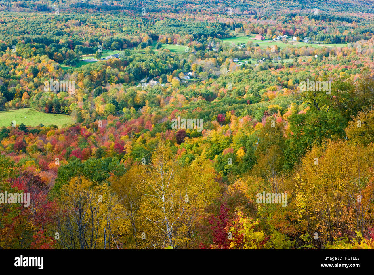 Fall in New England as seen from the Mohawk Trail (MA 2) in Florida ...